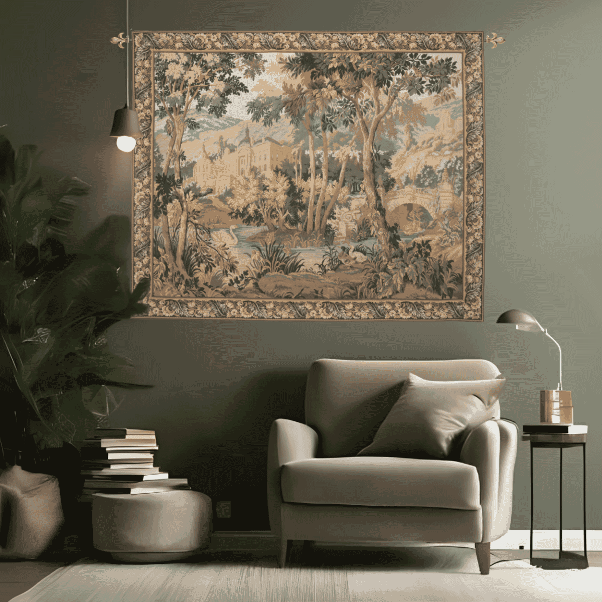 Canards Loom Woven Tapestry - 160 x 198 cm (5'3