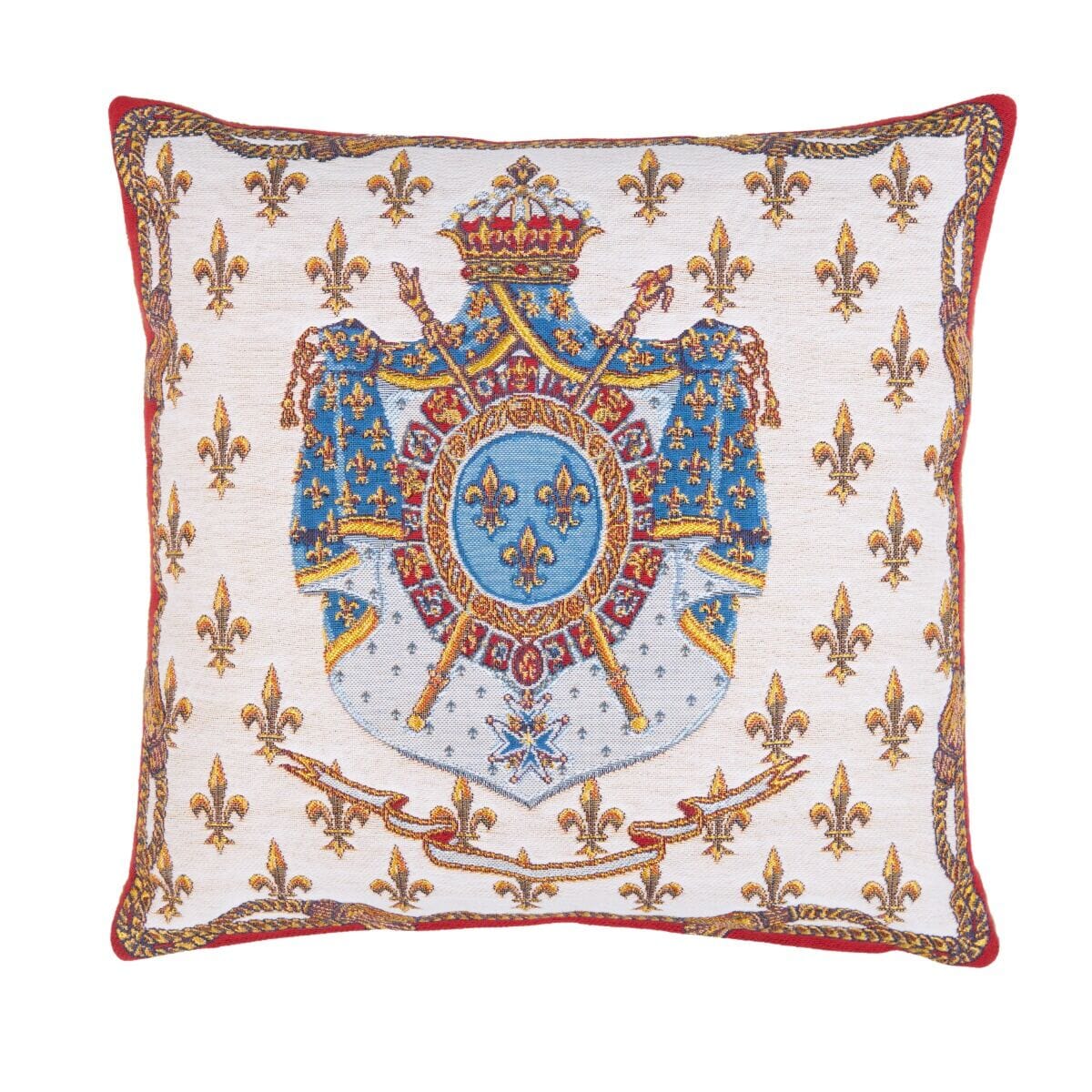 Royal Coat of Arms Tapestry Cushion - 46 x 46cm