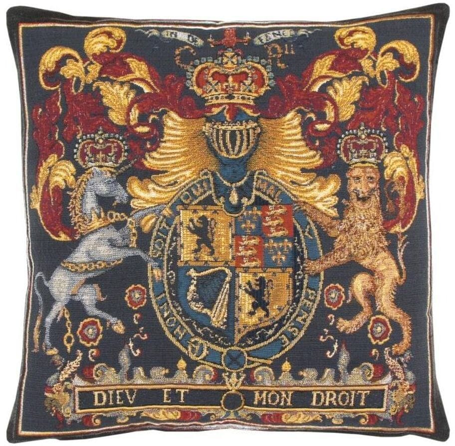Stuart Crest Tapestry Cushion - 46x46cm (18"x18")