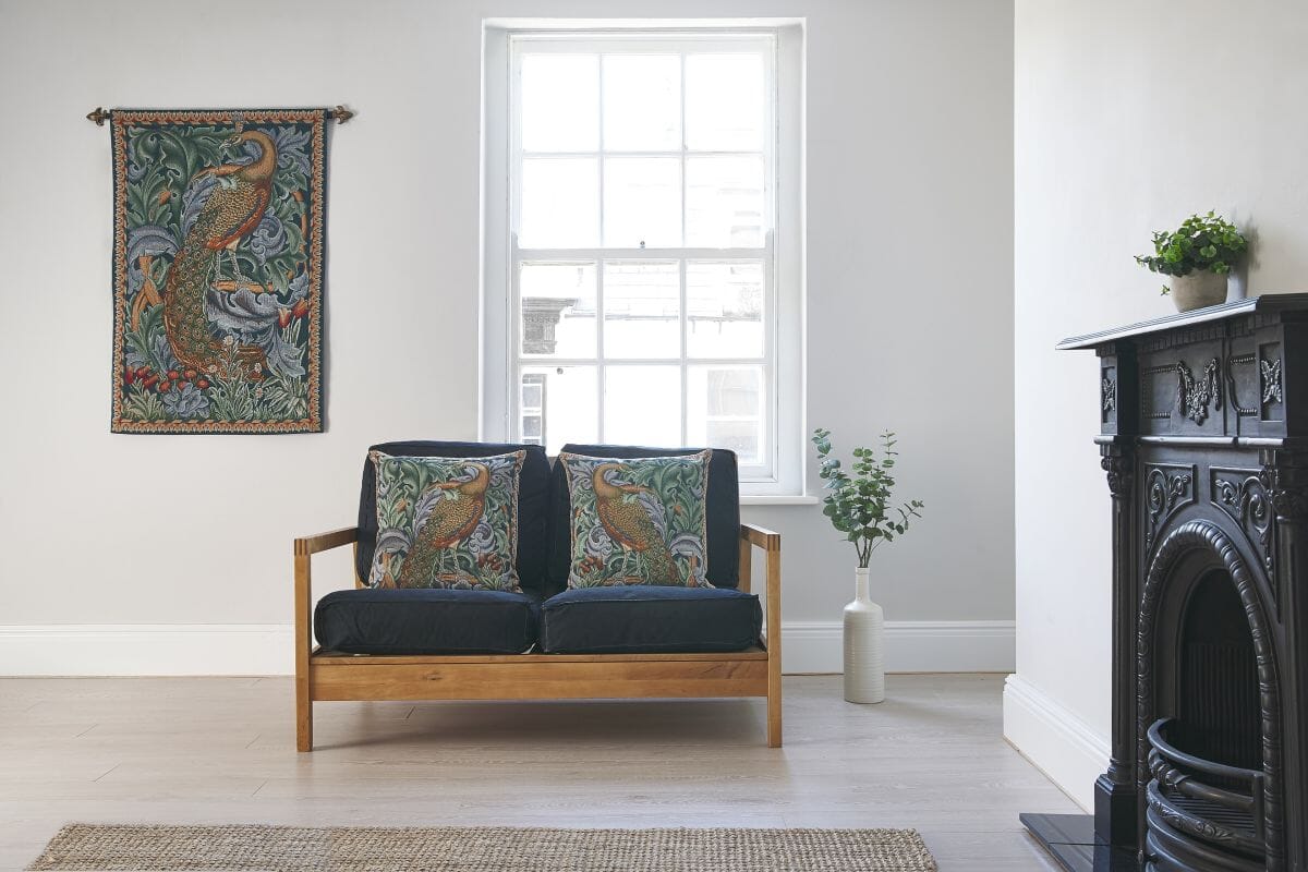 The Peacock Loom Woven Tapestry - 2 Sizes Available