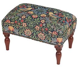 Strawberry Thief Classic Upholstered Stool | Upholstered Stools | Hines ...