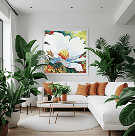 A Time to Dream - Simon Bull Loom Woven Tapestry - 94 x 94 cm (3'1" x 3 ...