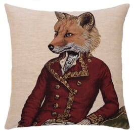 Master Fernando Fox Regular Cushion with filler - 46x46cm (18"x18")