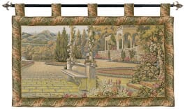 The Terrace (With Loops) Loom Woven Tapestry - 70 x 110 cm (2'4