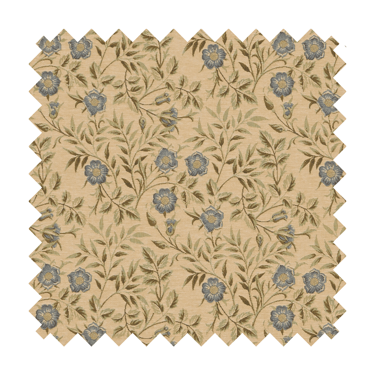Pimpernel Blue Tapestry Fabric